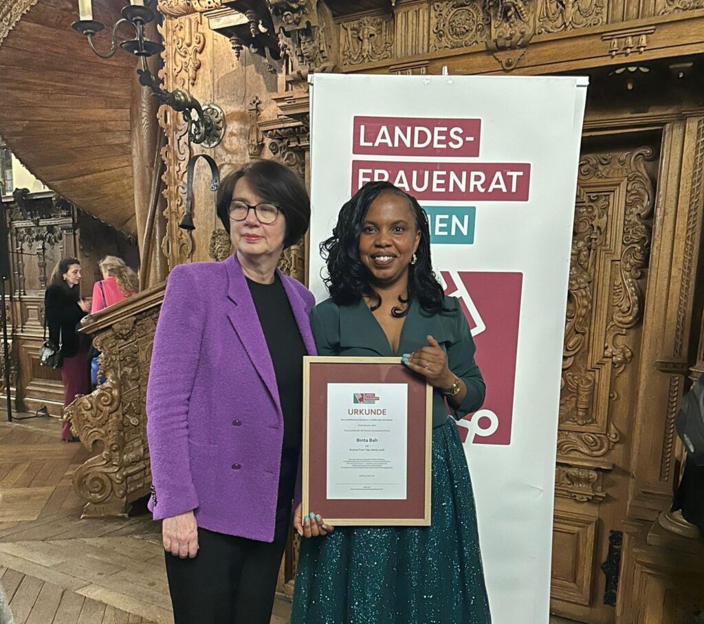 Gambian Activist Binta Bah Named Bremen Woman of the Year 2026 for ...