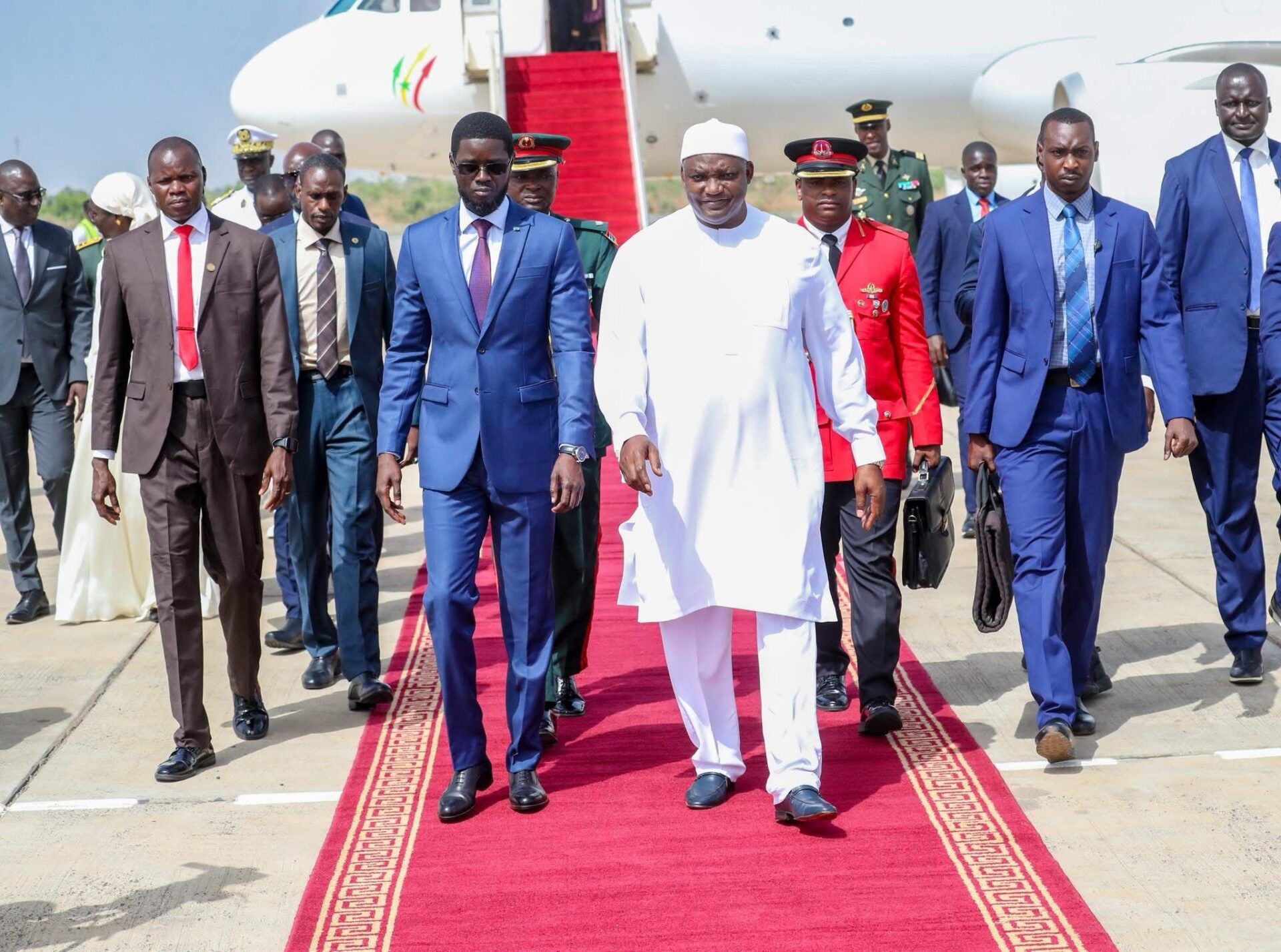 Senegalese President Faye Holds High-Level Talks with Barrow in Banjul ...